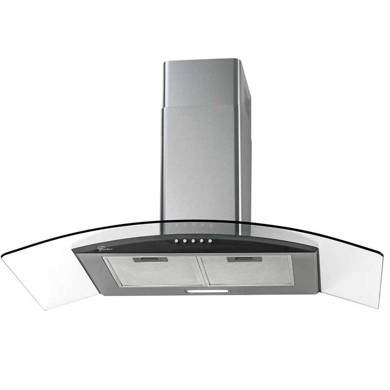 Coifa de Parede Fit 90 Cm Com Vidro Fischer - Coifas e Depuradores ...