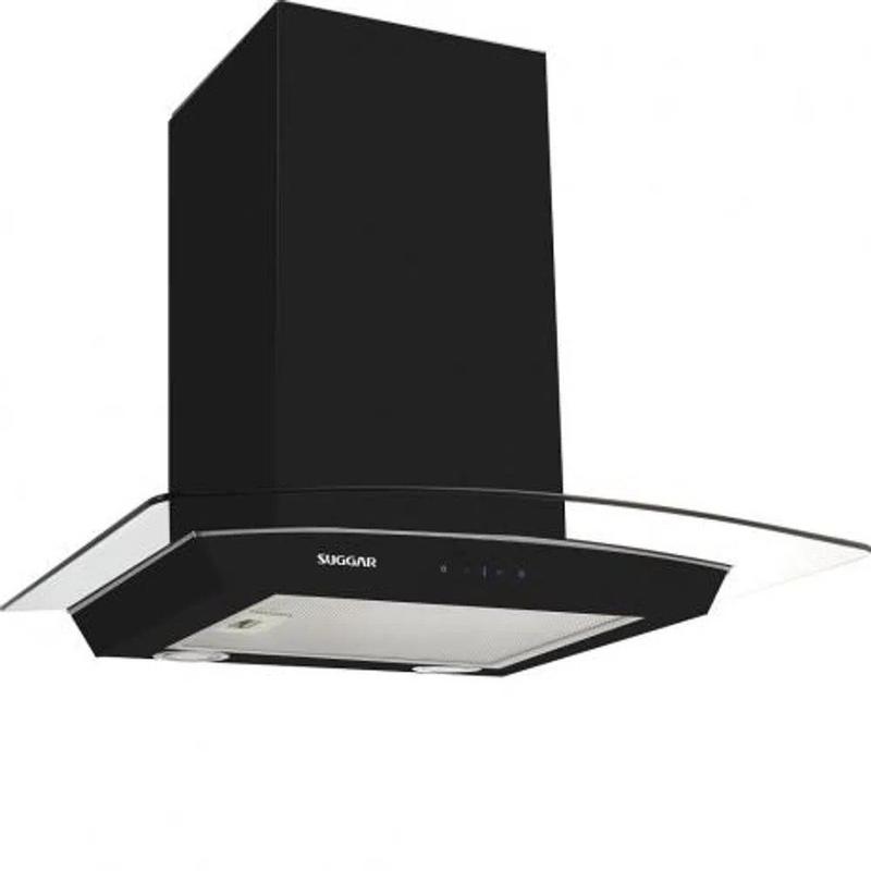 Coifa de Parede Suggar Esmeralda Touch 60cm Preta 220V TP0362PT - Coifa ...