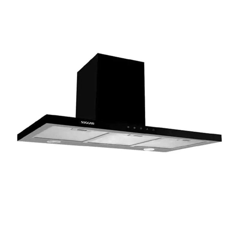 Coifa de Parede Suggar Granada Slim Touch 90cm Preta 110V TP1191PT ...
