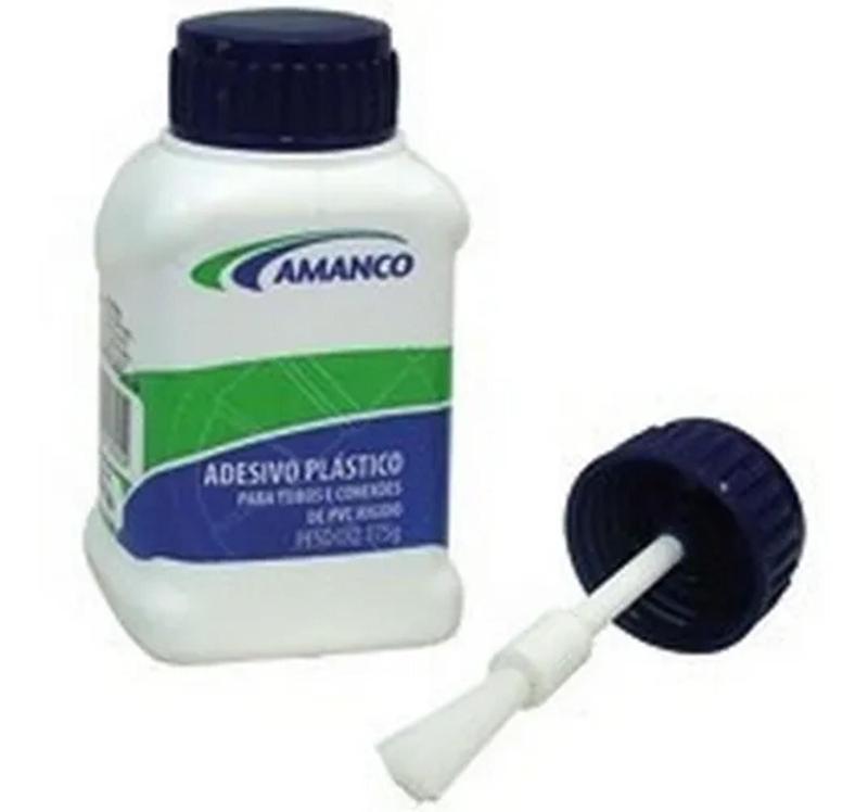 cola adesivo para tubos e conexoes pvc amanco 175 gramas com pincel - Cola PVC - Magazine Luiza