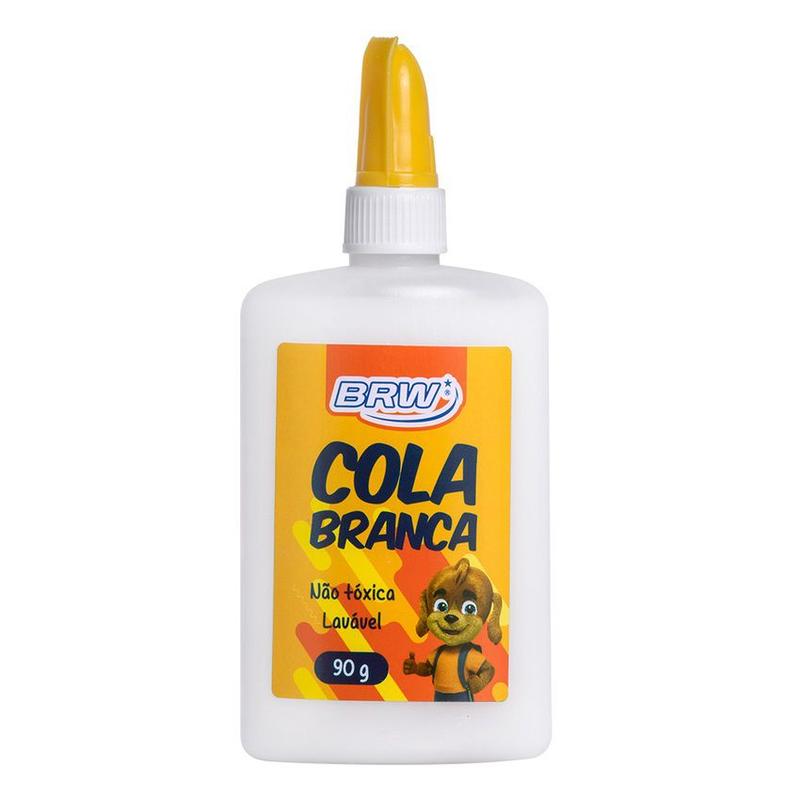 Cola Branca Escolar 90g c/ Bico Aplicador BRW - Cola Branca - Magazine ...
