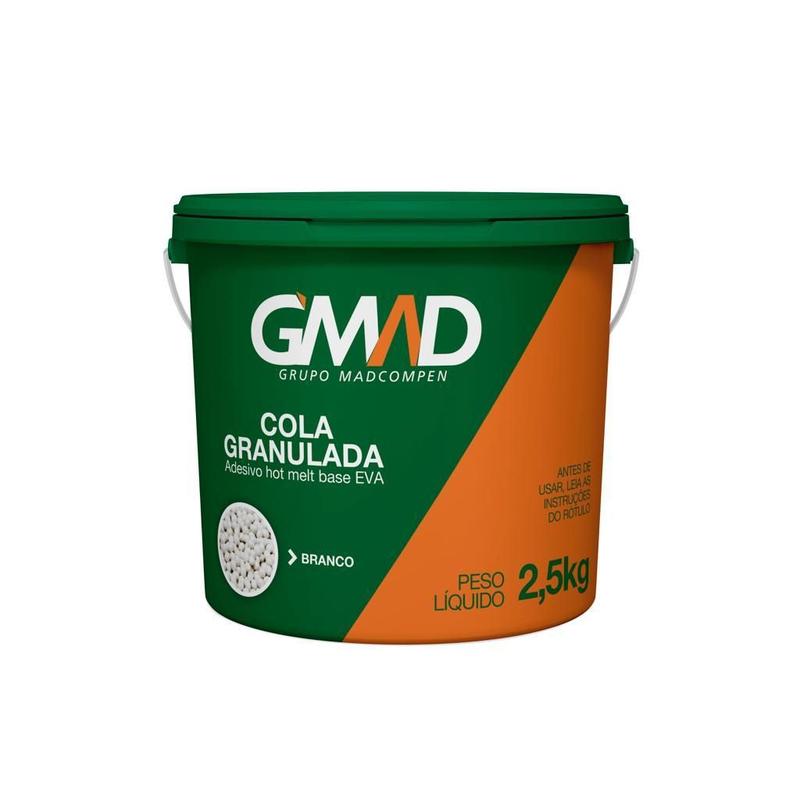 Cola granulada gmad hot melt branca 2,5kg balde - Cola Branca ...