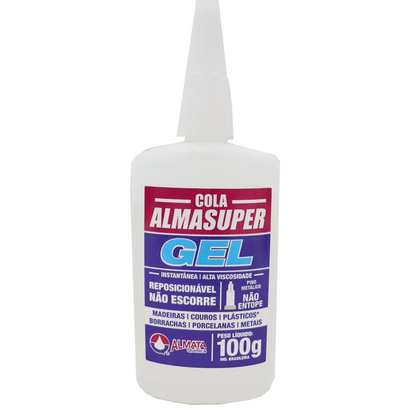 Cola Instantânea Alma Super Gel 100G - Cola Instantânea - Magazine Luiza