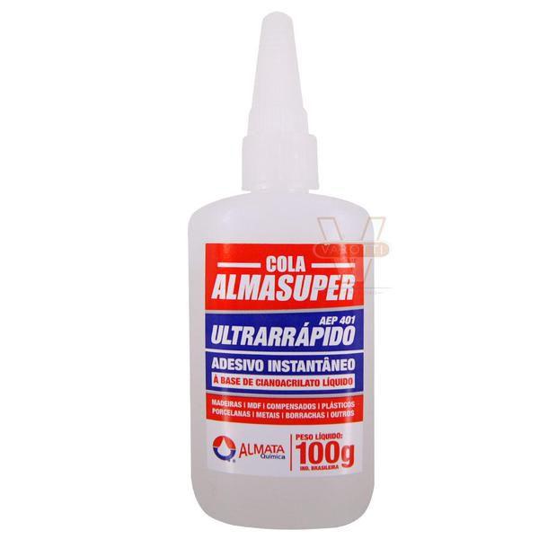 Cola Instantanea Almasuper 100g Ultra Rapido Adesivo - Cola Instantânea ...