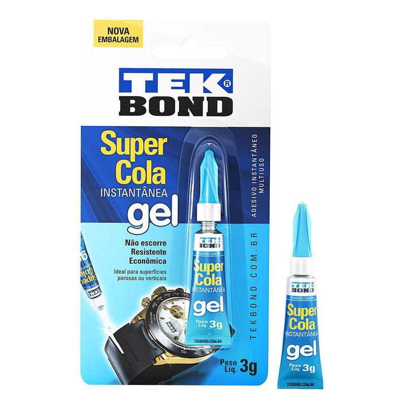 Cola Instantânea Gel 3g Tek Bond - Cola Instantânea - Magazine Luiza