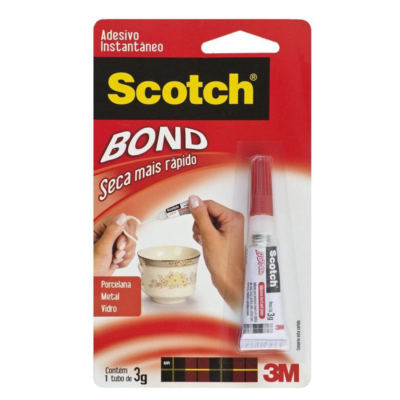 Cola Instantânea Scotch Bond 3g 1 UN 3M - Cola Instantânea - Magazine Luiza