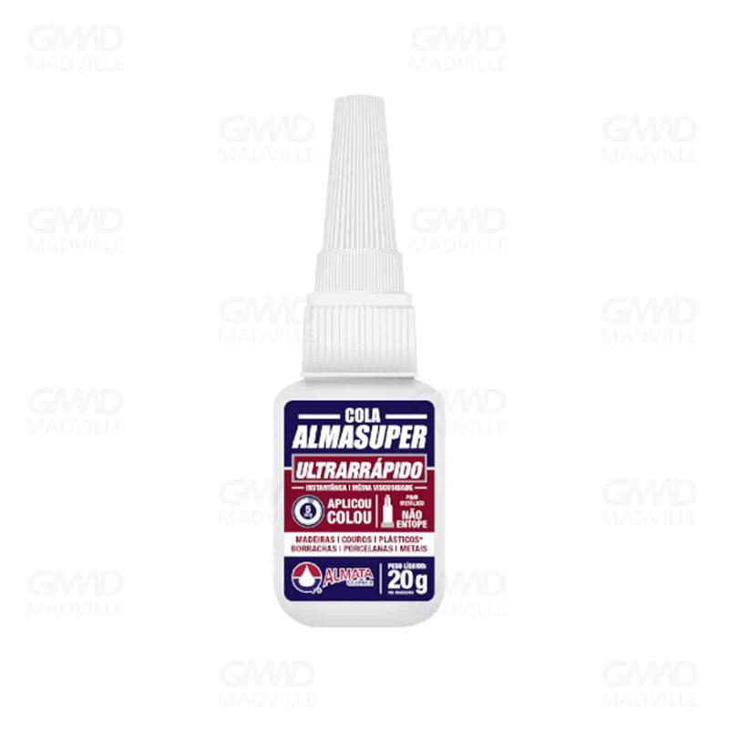 Cola Instantânea Ultrarápido Almasuper 20G - Almata - Cola Instantânea ...