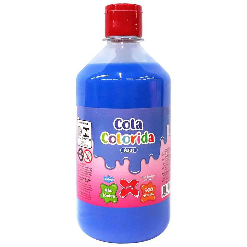 Cola para Slime Neon 500g Azul Make Mais - Slime / Amoeba - Magazine Luiza