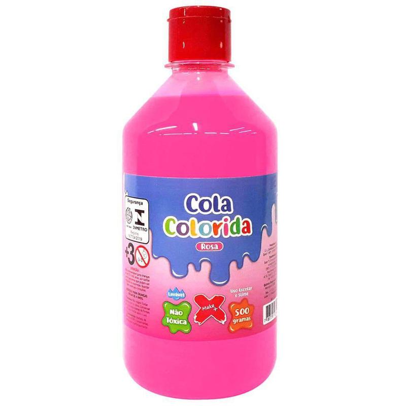 Cola para Slime Neon 500g Rosa Make Mais - Slime / Amoeba - Magazine Luiza