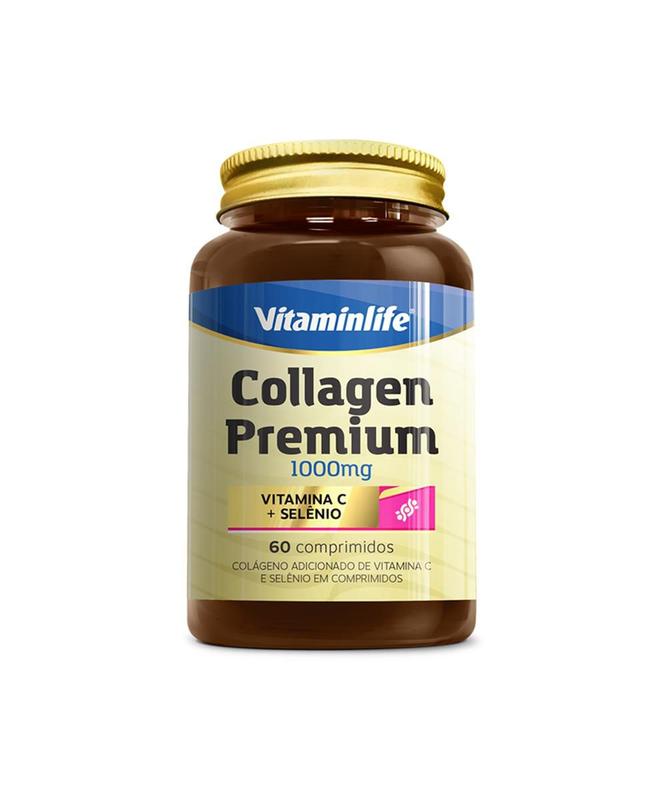 Colagen Premium 1000mg + Vit C + Selênio VitaminLife 60 Cápsulas ...