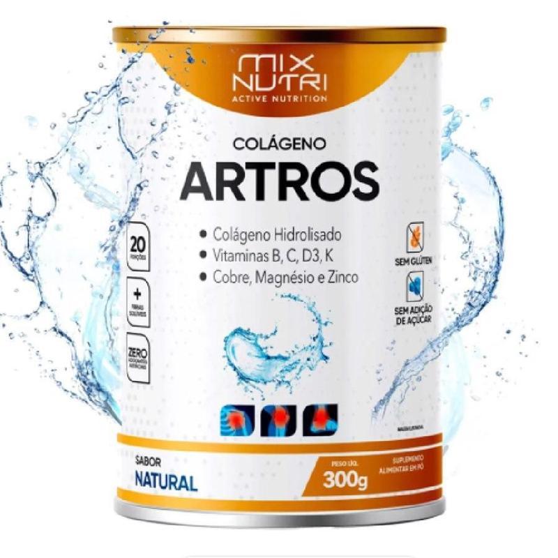 COLAGENO ARTROS (300g) MIX NUTRI - NATURAL - Colágeno - Magazine Luiza