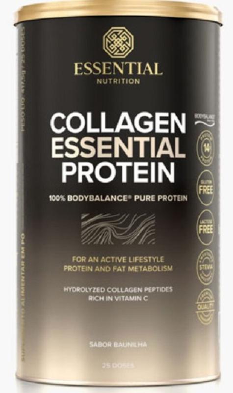 Colágeno Collagen Essential Protein Sabor Baunilha de 417,5 g-Essential ...