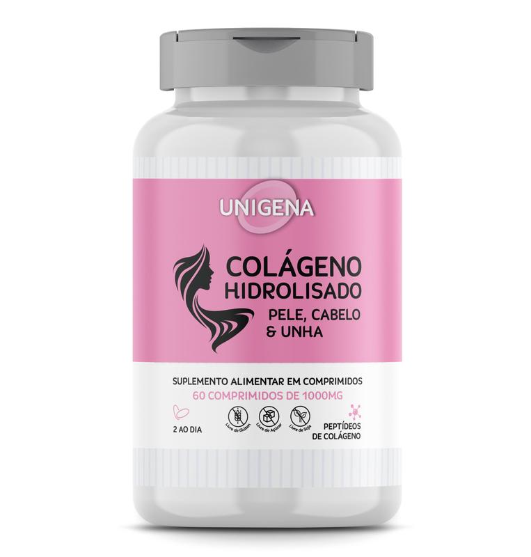 Colageno hidrolisado - unigena 60 tabs comprimidos - Colágeno ...