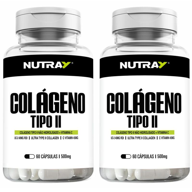 Colágeno Tipo 2 60 Cápsulas Nutray Kit 2 Potes - Colágeno - Magazine Luiza
