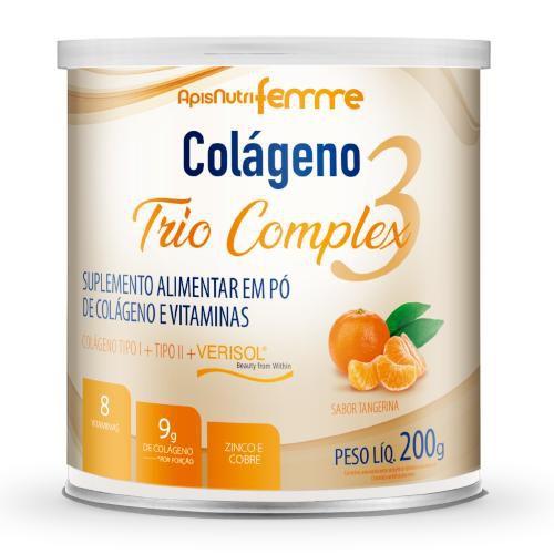 Colágeno Trio Verisol Tangerina 200g Femme - ApisNutri - Colágeno ...