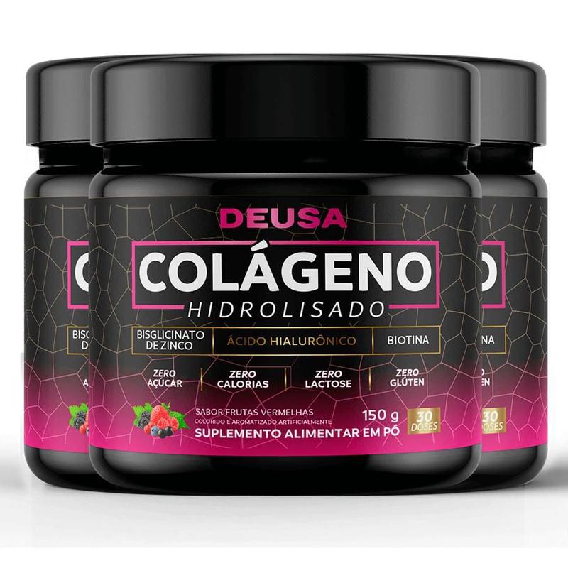 Colágeno Verisol + Ácido Hialurônico - 3 Meses - DEUSA SUPLEMENTOS ...