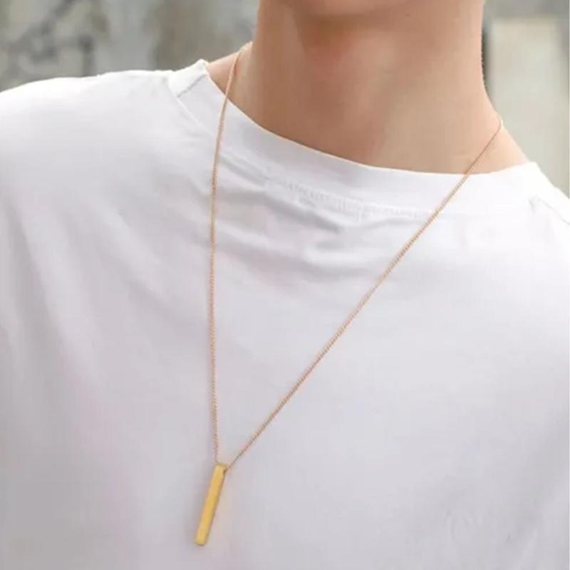 Colar Masculino Aço Inoxidável Cordão Modelo Exclusivo - TOTAL ...