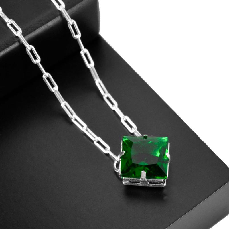 Colar Masculino de Pedra Esmeralda Verde - MURAD MEN - Colar - Magazine ...