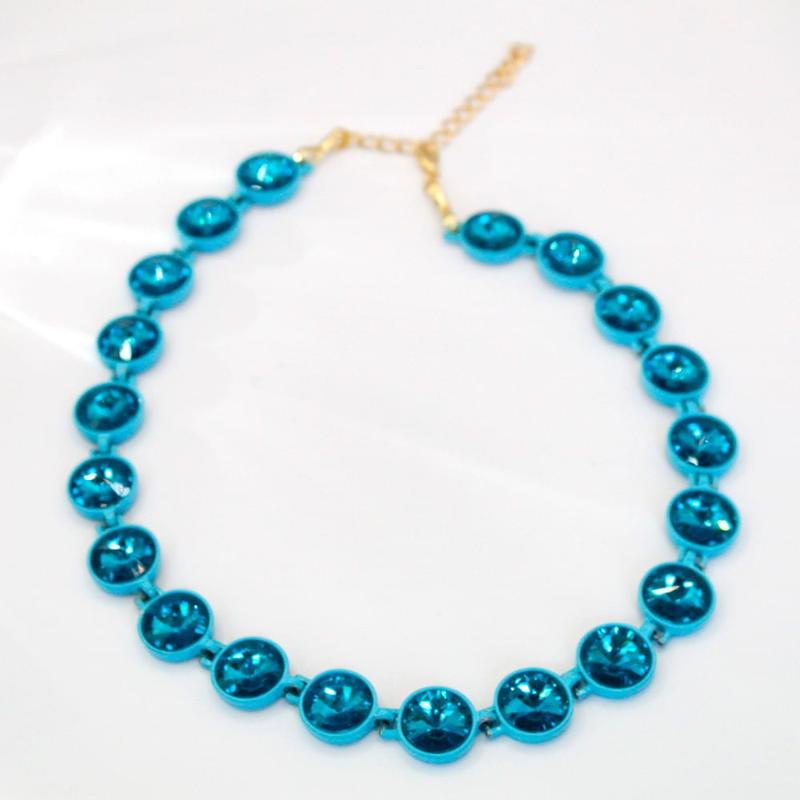 Colar metal cristais acrilico - Le Briju - Colar - Magazine Luiza