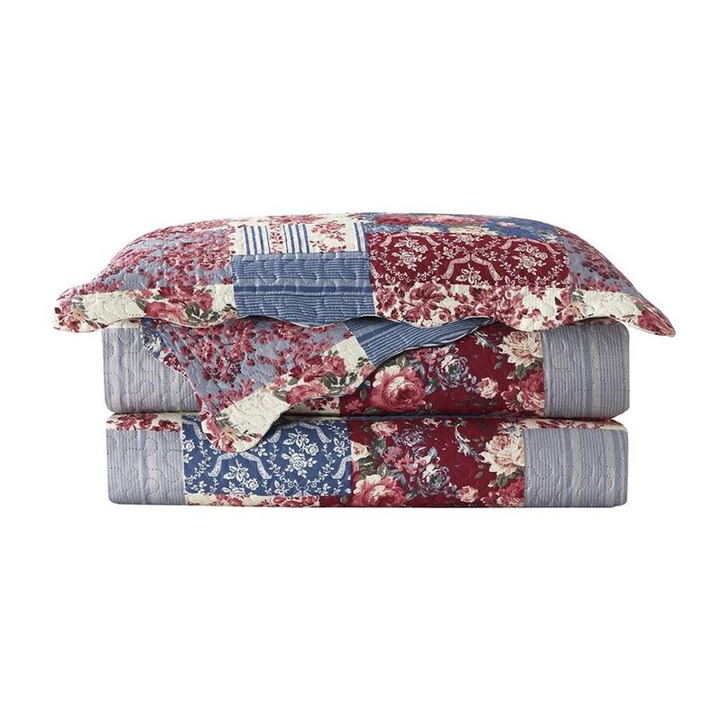 Colcha Evolution Patchwork 3 Peças Queen Camesa - Cobre-Leito e Colcha ...