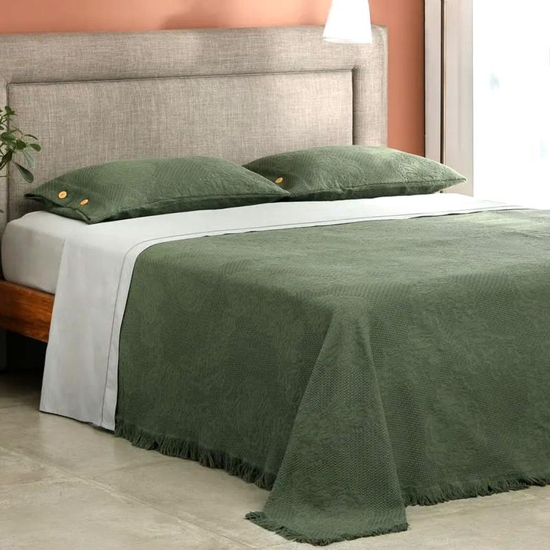 Colcha Jacquard Buddemeyer Medalhão Casal Super King 2,35 x 2,80 ...