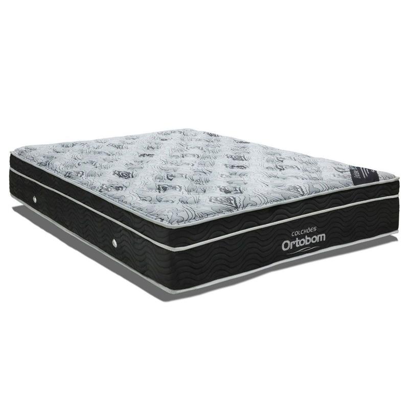 Colchão Casal Molas Bonnel Nanolastic Exclusive Eucalipto Ortopillow ...