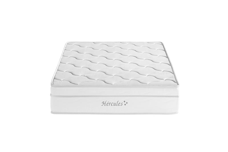 Colchão Hércules Mola Pocket (ensacadas individualmente) tecido Suede e ...