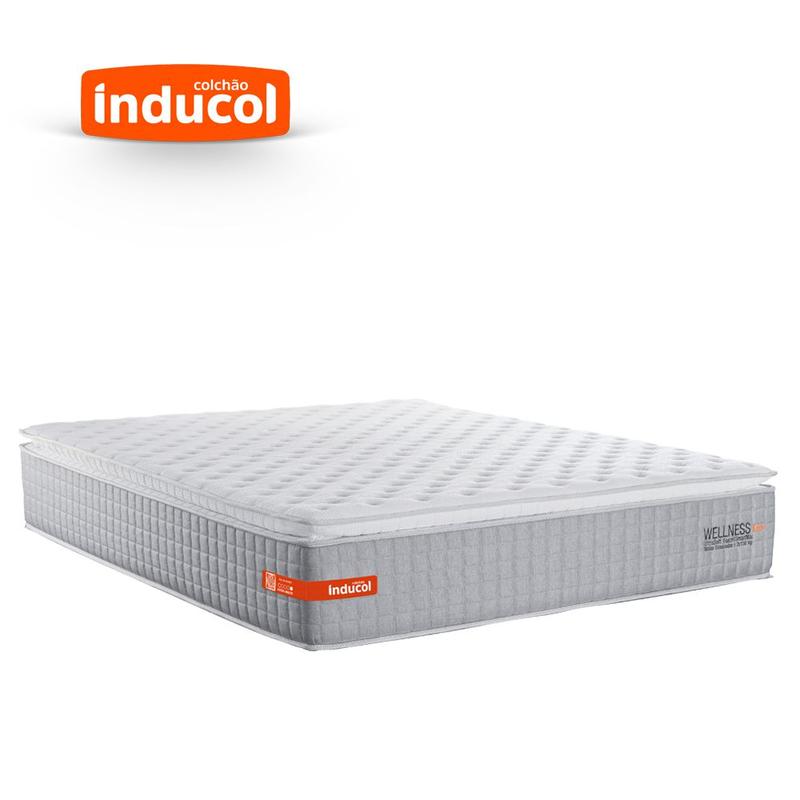 Colchão Inducol Wellness Latex King Size 193x203x36 - Colchão King Size ...