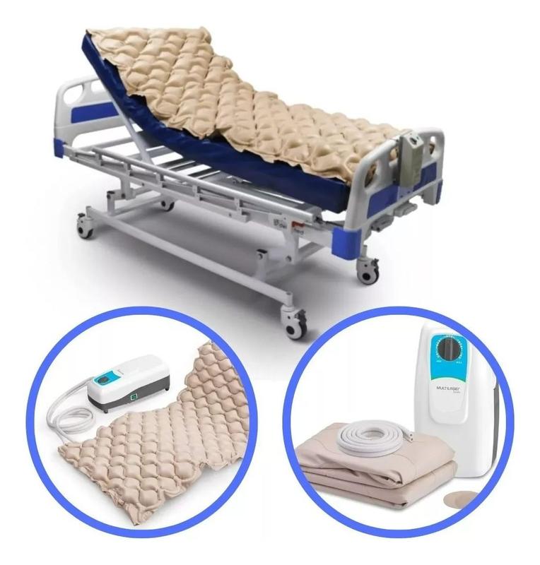 Colchão Inflável Eletrico Silencioso Prevenção Lesão Na Pele - Multi ...