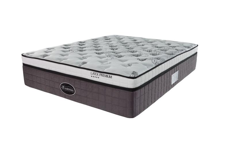 Colchão King Látex Premium Duplo Molejo BF Colchões 193x203x42cm ...