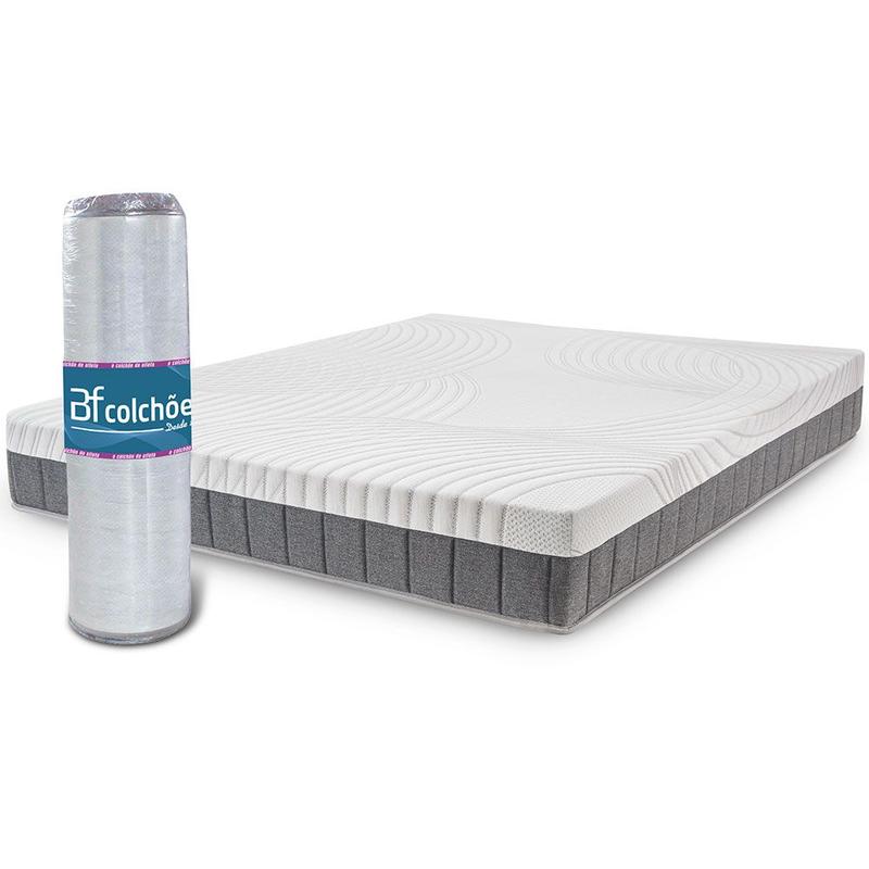 Colchão King Molas Ensacadas Antiestresse Regenerativo do Atleta A ...