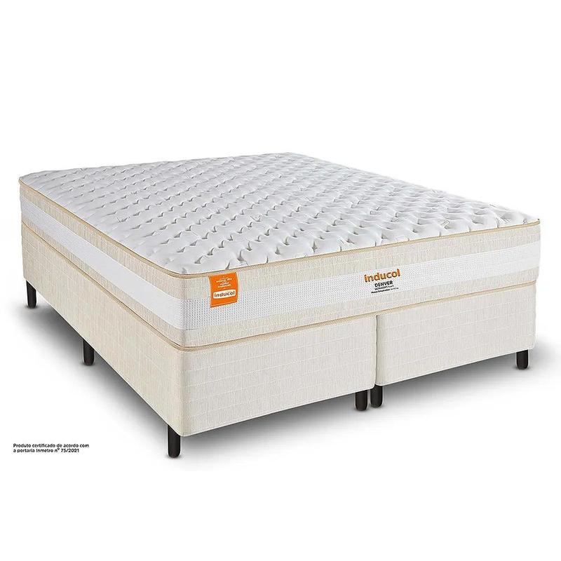 Colchão King Size Denver Ultrasoft com Molas Ensacadas 193x203 ...