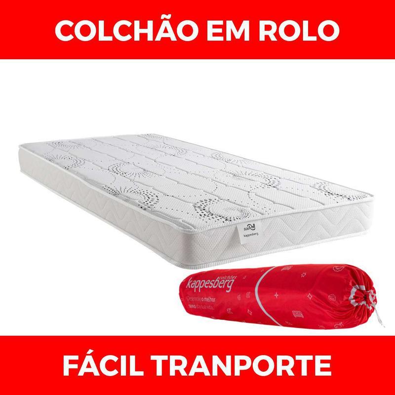 Colchão Roll Solteiro 88x188cm Double Face C26002-088-118 Kappesberg ...