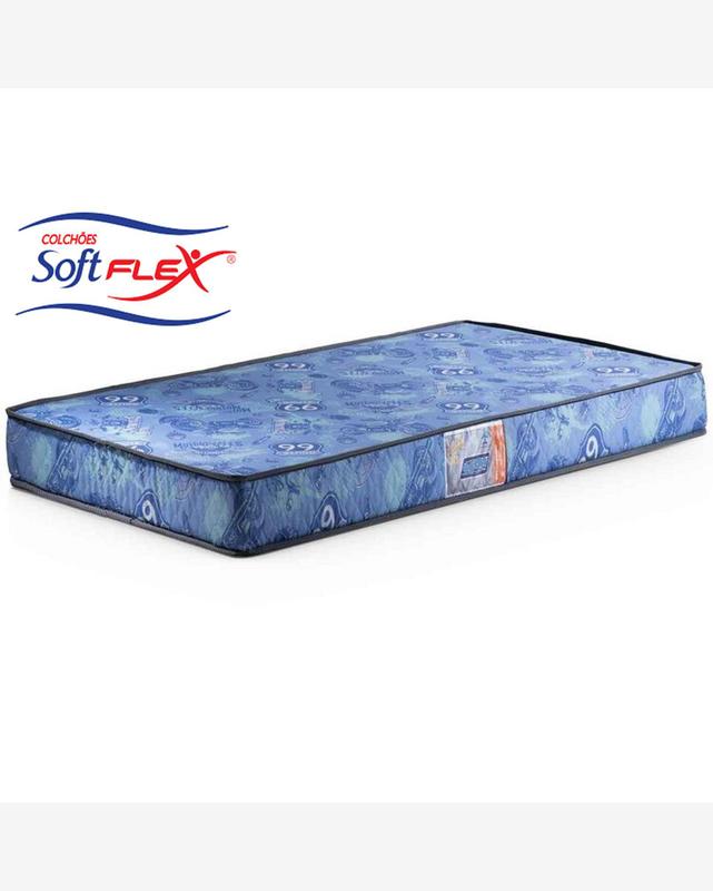 Colchão Solteirão Espuma D20 Softflex (88x188x12) - Colchão Solteiro - Magazine Luiza
