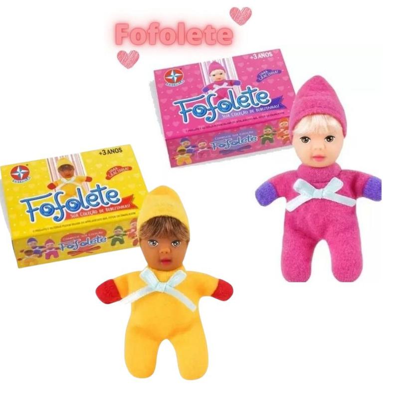 Coleção Fofolete Original Estrela Kit 2 Cores Só Escolher - Bonecas ...