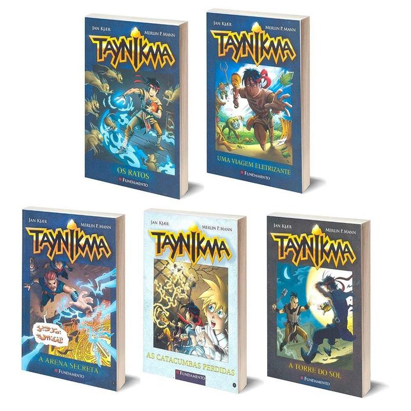 Coleção Taynikma Literatura Em Estilo Mangá 5 Volumes - Livros de ...