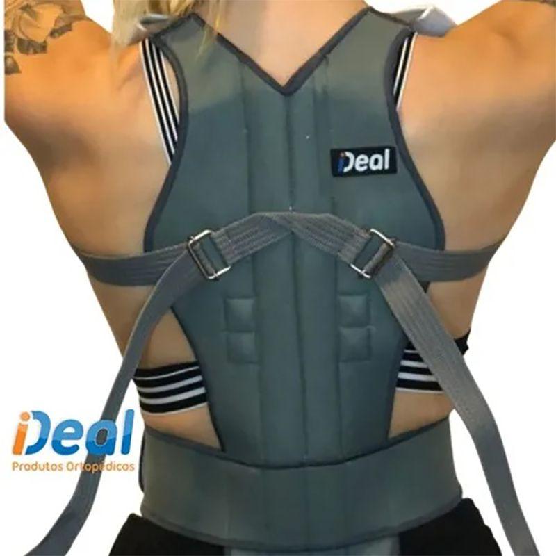 Colete Lombar Postural Magnético Tensão Coluna Alivio Dor - Ideal ...