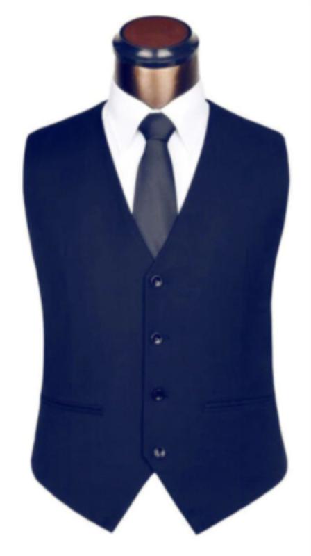 Colete Masculino Social Slim Oxford Marinho Envio Imediato - URBANO ...