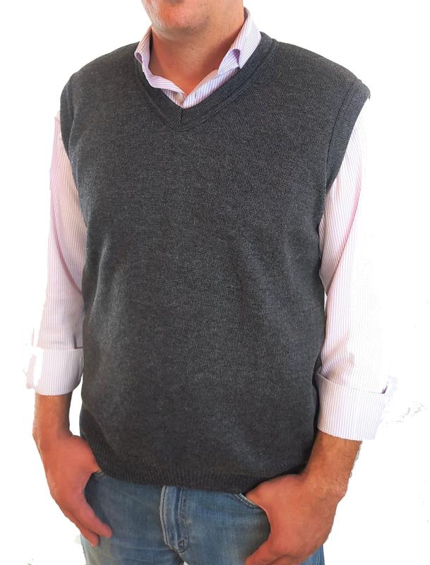 Colete pullover social gola em Lã, malha sport fino classic, P,M,G,GG e ...
