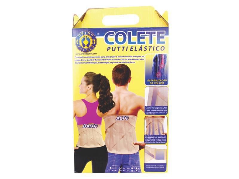 Colete Putti Elástico Alto Tamanho G Ac608 Ortho Pauher - Colete ...