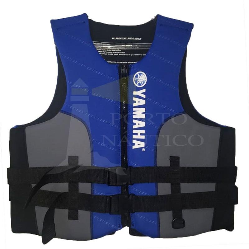 Colete Salva Vidas Em Neoprene Yamaha Azul 60 a 90KG - ATTITUDE ...