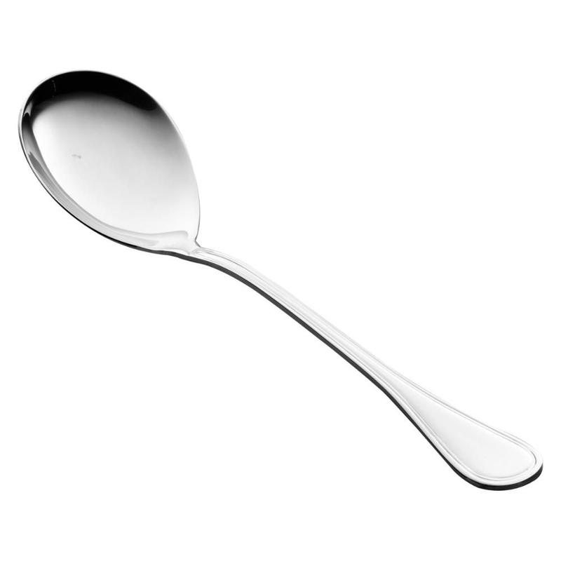 Colher de aço inox p/salada louvre - WOLFF - Colher de Salada ...