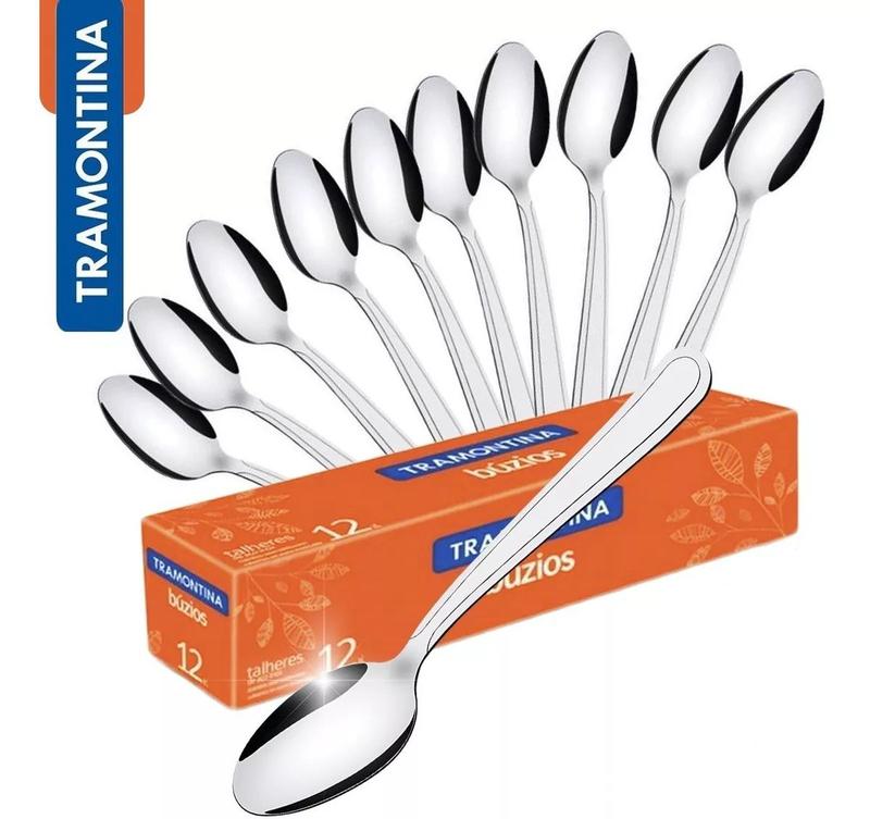 Colher para Café Búzios em Aço Inox com 12 Peças 23758000 Tramontina ...