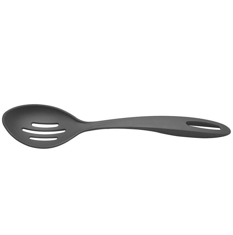 Colher Perfurada Nylon Ability Tramontina Grafite 30 Cm - Colheres ...
