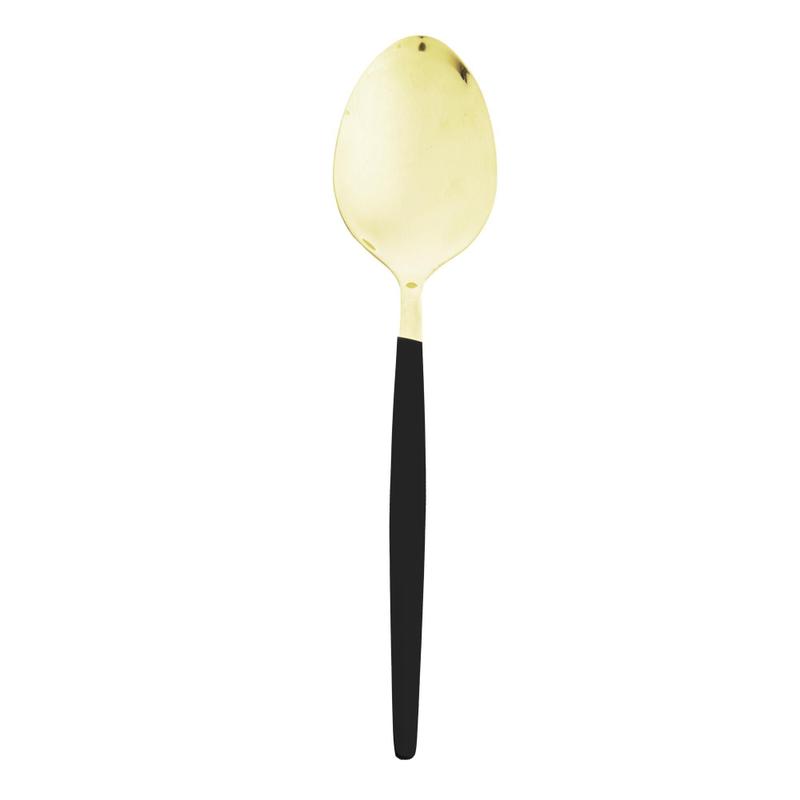 Colher Servir Em Aço Inox Opera 27Cm Champanhe Dourado E - Lyor ...