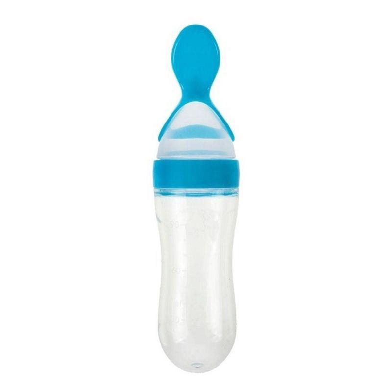 Colher silicone dosadora 90 ml azul - Art Baby - Colheres - Magazine Luiza