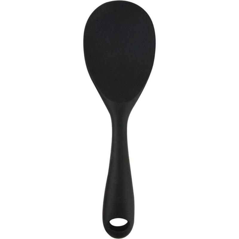 Colher Silicone Servir Arroz Grande Preto Alta Qualidade - Clink ...