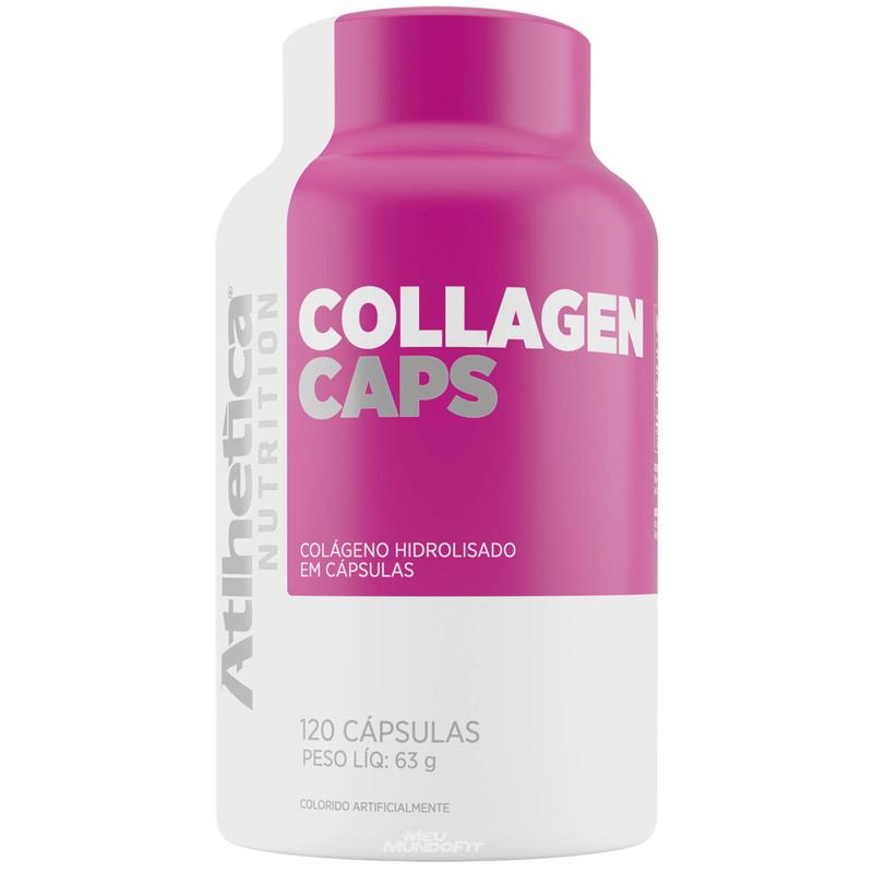 COLLAGEN CAPS Atlhetica Nutrition (120 cáps) - Colágeno - Magazine Luiza