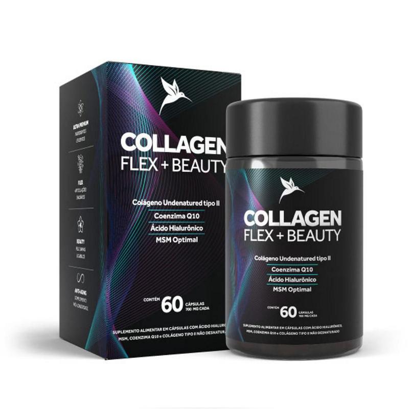 Collagen Flex Beauty 60 Cápsulas Puravida - Colágeno - Magazine Luiza
