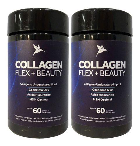 Collagen Flex Beauty Colágeno Tipo 2 120 Cápsulas Puravida - Colágeno ...